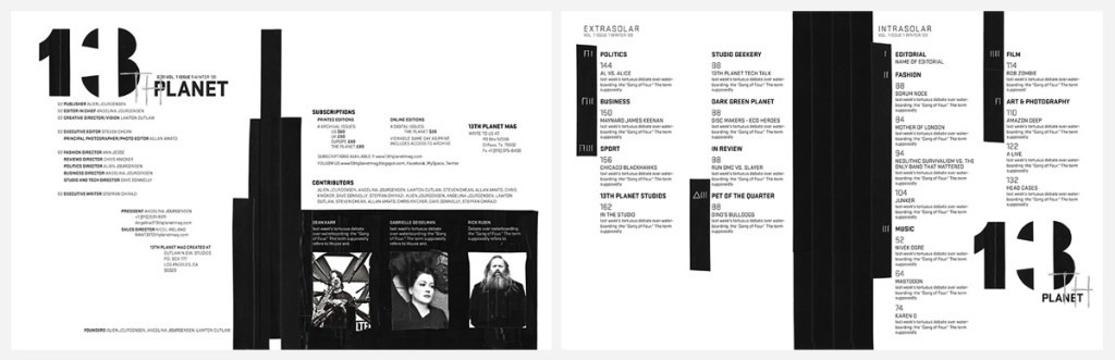 13TH PLANET MAGAZINE – Lawton Outlaw